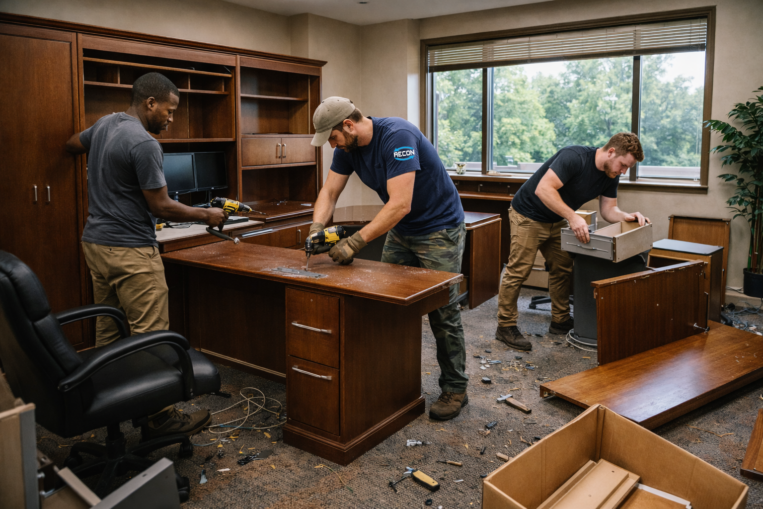 3 day Office Decommission & Cleanout: Orlando, FL Case Study